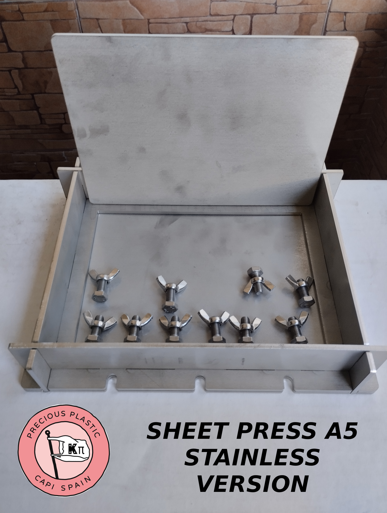 Sheet Press A5 Moulds - Library - Precious Plastic