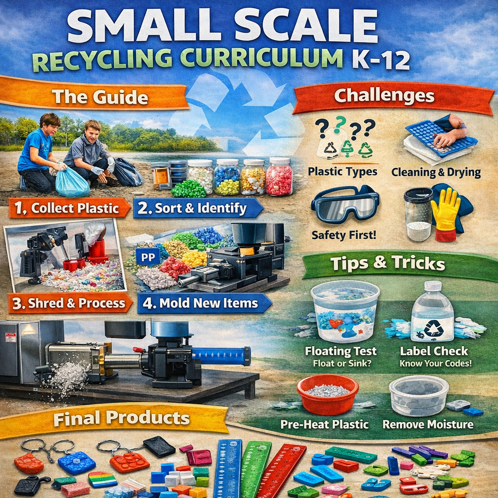 Small Scale Recycling Curriculum K-12 - Library - Precious Plastic