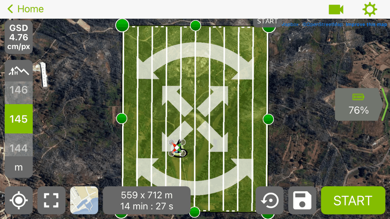 Drone maps of the yearly progress - Research - Project Kamp